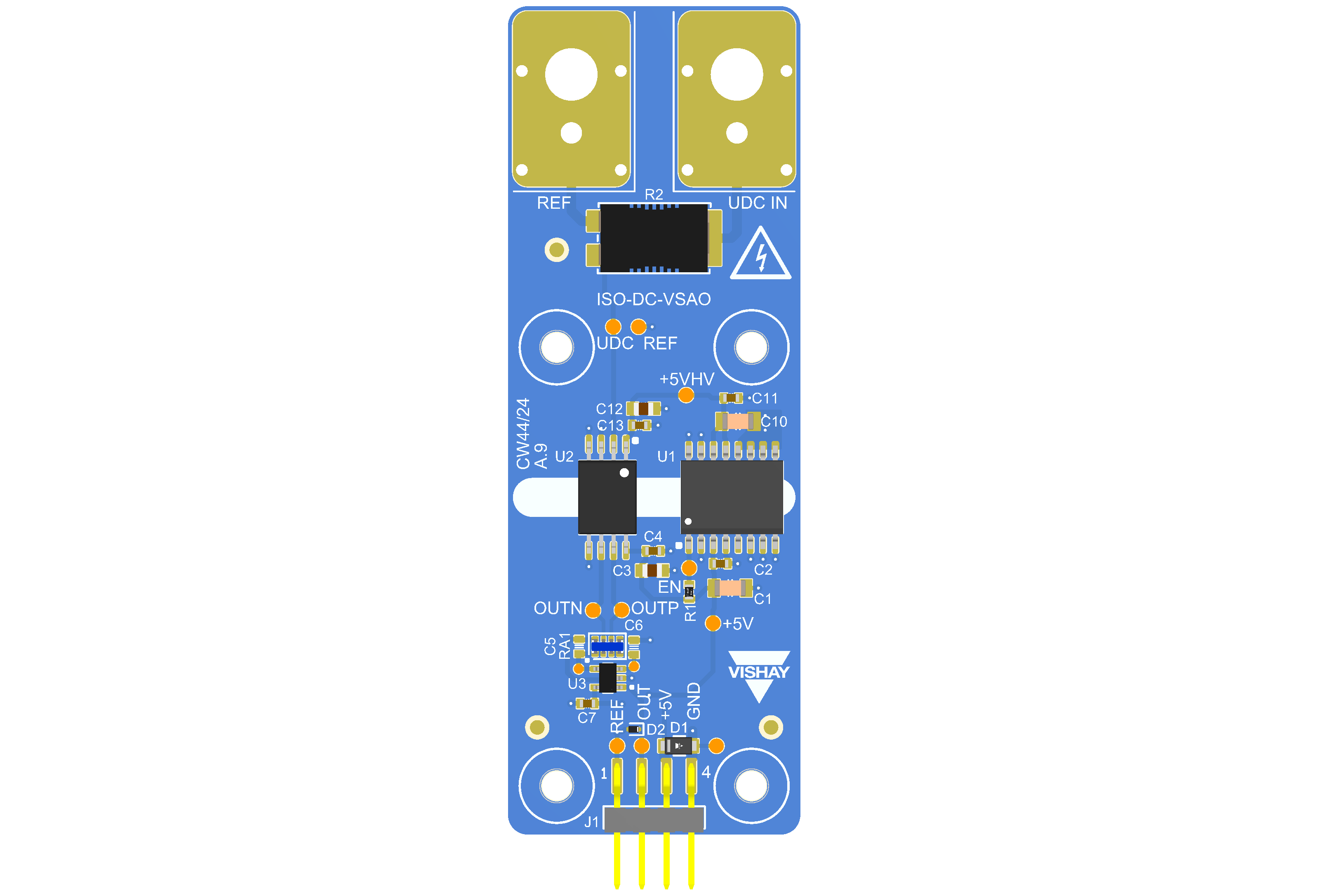 Isolated DC Voltage Sensor with Analog Output